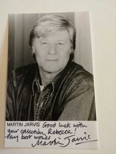 Martin Jarvis - Doctor Who Hand Signed Photo 5.5 X 3.5" | eBay