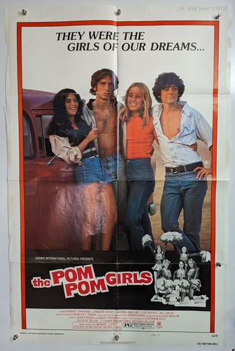 Comedy-Romance "The Pom Pom Girls" 1976 Original 27x41 Vintage Movie ...