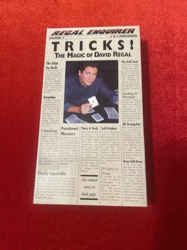 Tricks! The Magic of David Regal VHS Tape. Magic. Tricks. | eBay