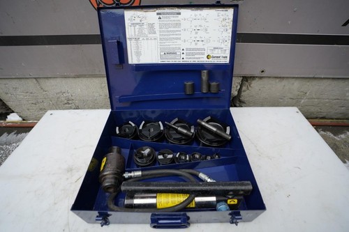Current Tools Model # 154 1/2"- 4" Hydraulic Knock-Out Punch Die Set ...