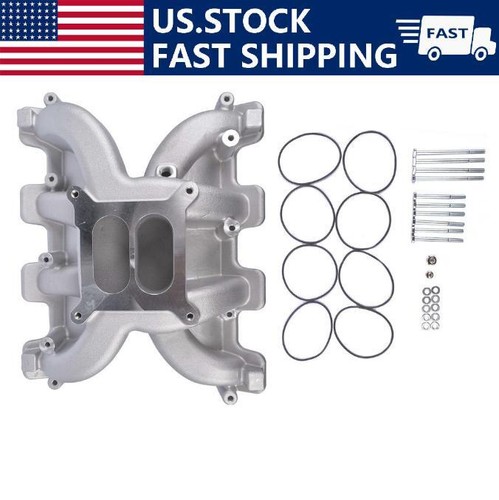 RPM Style Carb Intake Manifold For GM LS1 5.3L LS2 6.0L Cathedral Port ...