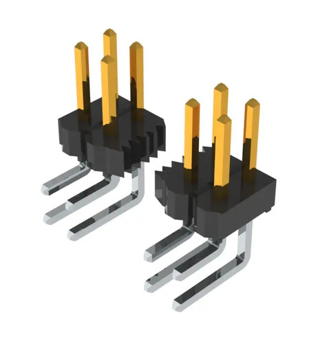 SAMTEC TSW-107-08-S-D-RA Right Angle Open 14-Pin Gold 2-Row Header Qty ...