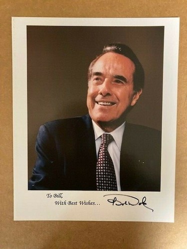 US Senator Bob Dole Signed Autographed 8x10 Photo with COA | eBay