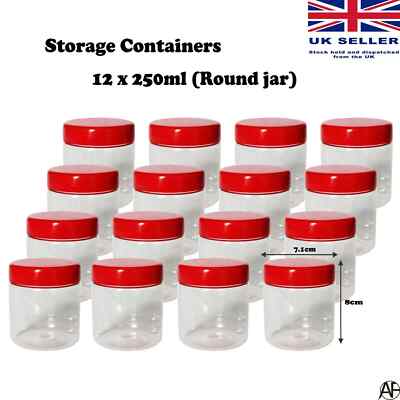 screw top plastic containers products for sale | eBay UK
