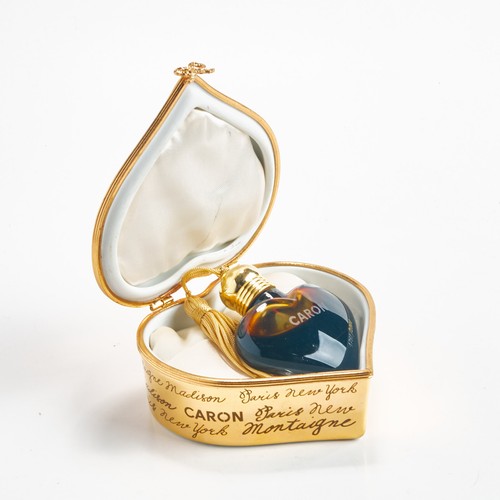 Caron Montaigne Parfum .25OZ Limited Numbered Edition Limoges Trinket ...