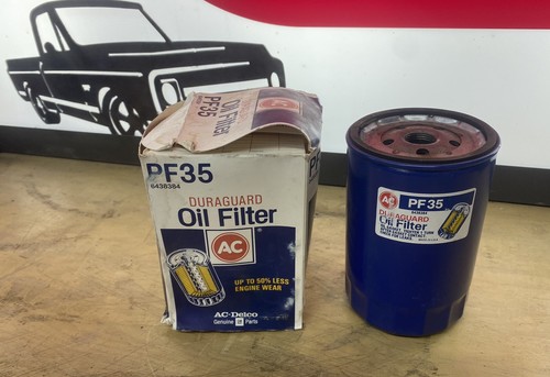 NOS VINTAGE AC DELCO PF35 ENGINE OIL FILTER 6438384 CHEVELLE NOVA ...
