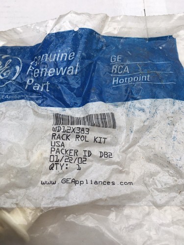 GE Rack Roller Kit (4pc) WD12X383 New Old Stock | eBay