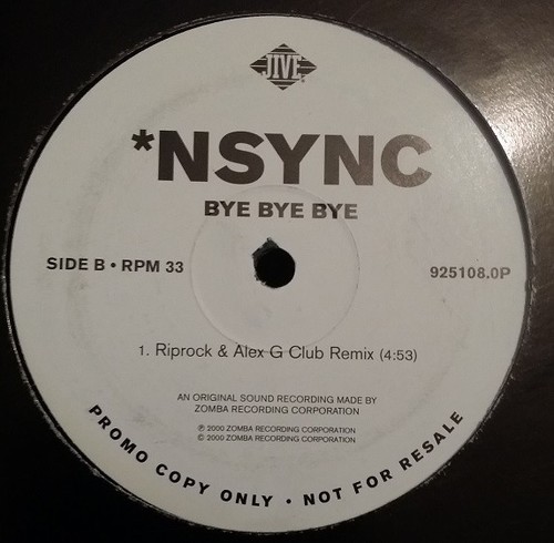 *NSYNC - It's Gonna Be Me / Bye Bye Bye, 12", (Vinyl) | eBay
