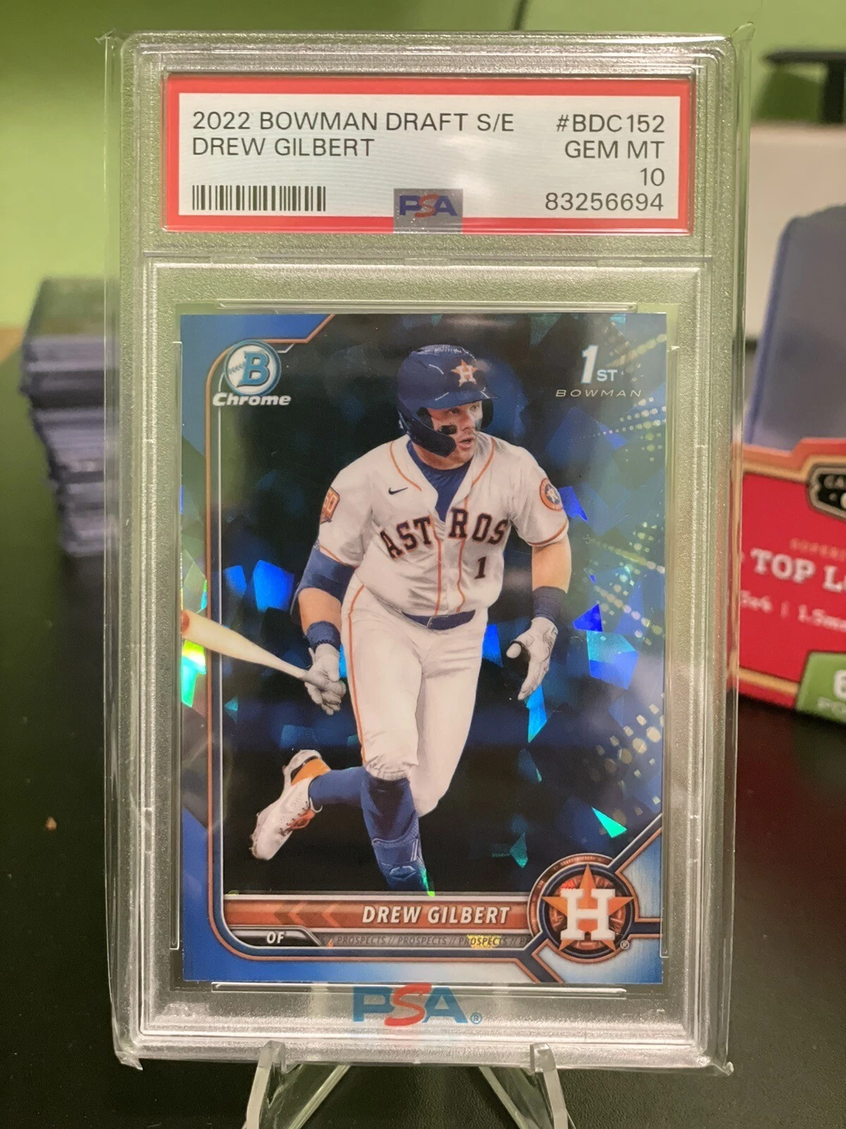 Drew Gilbert 2022 Bowman Draft Sapphire Edition #BDC-152 Chrome (1st ...