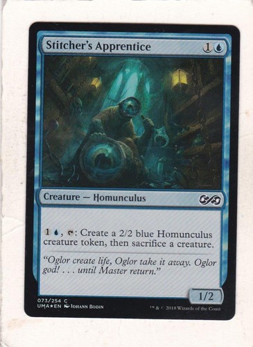 Magic: MTG: Ultimate Masters: Foil: Stitcher's Apprentice | eBay