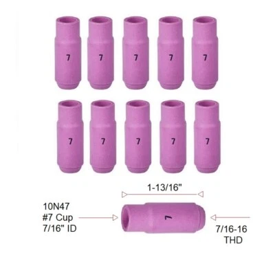 TIG Ceramic Cup 10N44 #12 Welding ALUMINA | Grelly UK