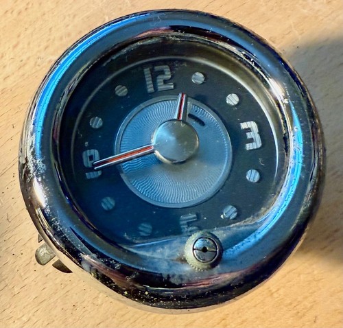 1949 MERCURY CLOCK VINTAGE DASH CLOCK OEM ORIGINAL 1940S 40S 49 MERC ...
