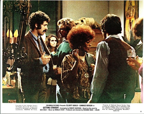 8”x10” original color still, Elliott Gould, Getting Straight (1970) #8 ...