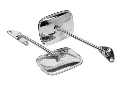 67 68 69 70 71 72 CHEVY GMC TRUCK C10 C20 STAINLESS STEEL MIRRORS RH&LH ...