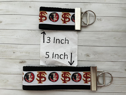 Florida St Keychain - 1.5 by 5" grad or alumni gift, key fob, Seminoles ...