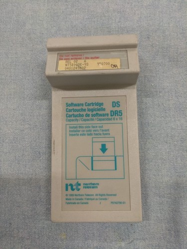 Nortel Norstar Meridian 6x16 616 DS DR5 Software only - NT5B10DE Eng/Spanish REF | eBay