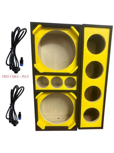 CHUCHERO BOX FOR SPEAKER OF 12" 4 DRIVER BOX BRAZILIAN STYLE FREE CABLE ...