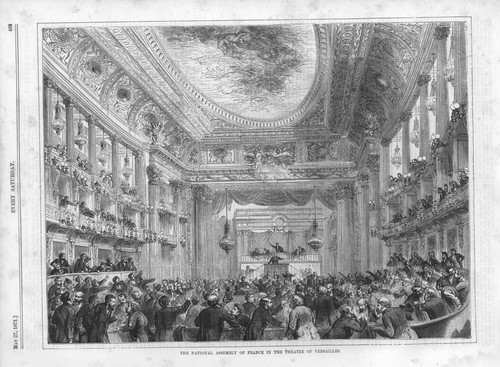 The National Assembly of France in Versailles - Franco Prussian War ...