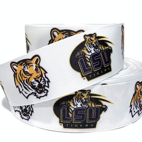 GROSGRAIN RIBBON 5/8", 7/8", 1.5" & 3" Sports Teams Football Games ...