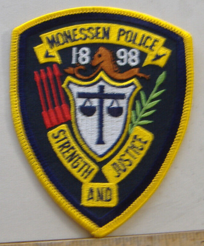 MONESSEN POLICE PENNSYLVANIA FABRIC PATCH | eBay