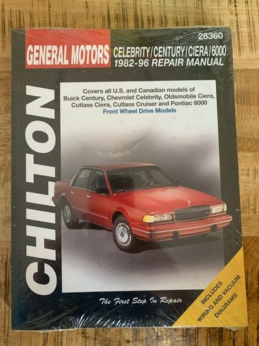 CHILTON REPAIR MANUAL CELEBRITY/CENTURY/CIERA/600 1982-96 28360 | eBay