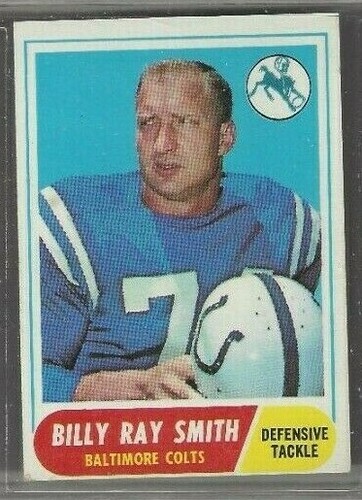 Billy Rae Smith 1968 Topps NFL Football Card # 22 Colts | eBay