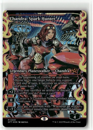 Chandra, Spark Hunter Showcase FOIL - Aetherdrift MTG NM | eBay