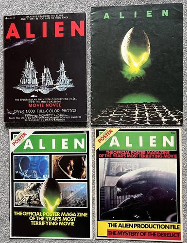 Alien 1979 Movie Photo Novel 2 Official Poster Magazines & Movie ...