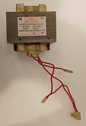 GE JVM3160DFWW Microwave MD-101AMR Transformer Guangdong Midea 120V ...