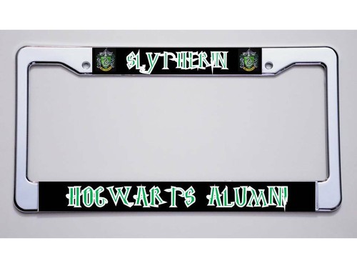 HARRY POTTER FANS! NEW DESIGN "SLYTHERIN/HOGWARTS ALUMNI" LICENSE PLATE ...