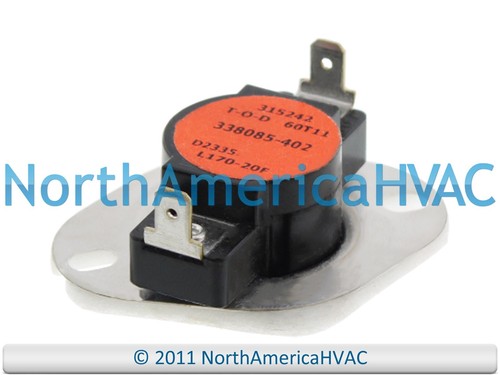 OEM Carrier Bryant Payne Furnace Limit Switch Replaces 338096-702 60T11 ...