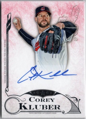 2015 Topps Five Star Corey Kluber Autograph Card #FSA-CKL | eBay