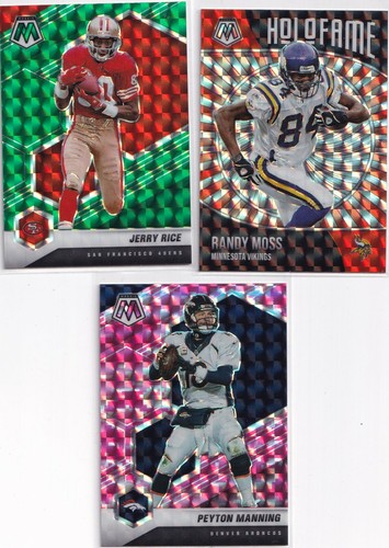 2021 Mosaic Jerry Rice Randy Moss Peyton Manning Mosaic prizm lot. | eBay