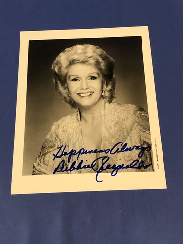 DEBBIE REYNOLDS HAND SIGNED AUTOGRAPHED 8x10 PHOTO HOLLYWOOD LEGEND | eBay