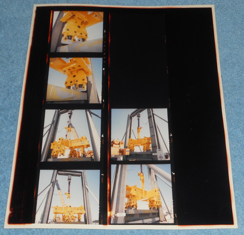 1987 NASA Film Strip Photo Space Shuttle SRM 4 Point Lifting Beam KSC ...
