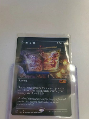 Grim Tutor (Alternate Art Foil) Core Set 2021 Magic the Gathering | eBay