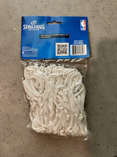 Spalding Basketball Net Outdoor Use Fits Standard Size Rims（White）NEW ...