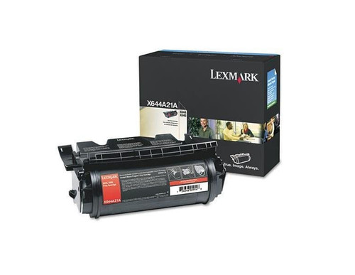 GENUINE LEXMARK X644A21A BLACK EXTRA HIGH YIELD TONER CARTRIDGE X644 ...