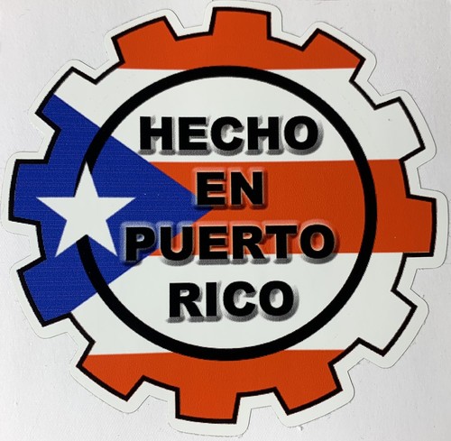 PUERTO RICO HECHO EN PR DECAL 4" X4" | eBay