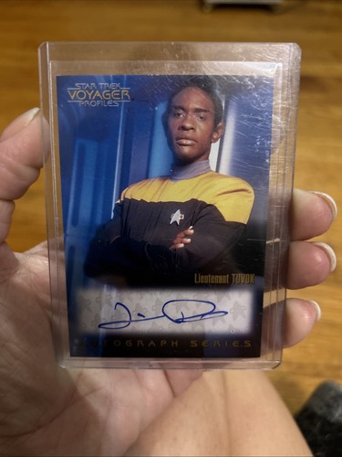 STAR TREK VOYAGER PROFILES A4 TIM RUSS TUVOK AUTOGRAPH | eBay