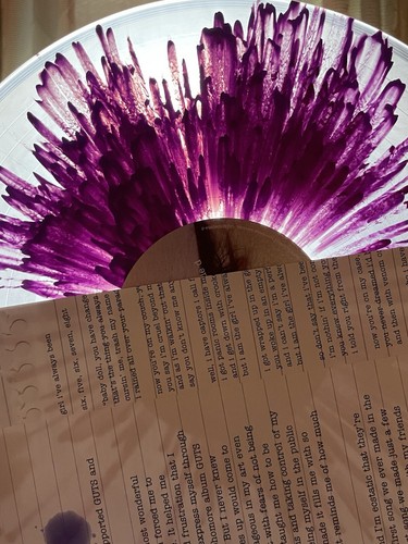 NEW Olivia Rodrigo Guts Spilled Purple/Red Splatter Vinyl *READ ...