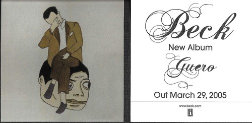 BECK Rare VINTAGE SET OF 2 PROMO STICKER DECAL 4x4 for Guero CD MINT ...