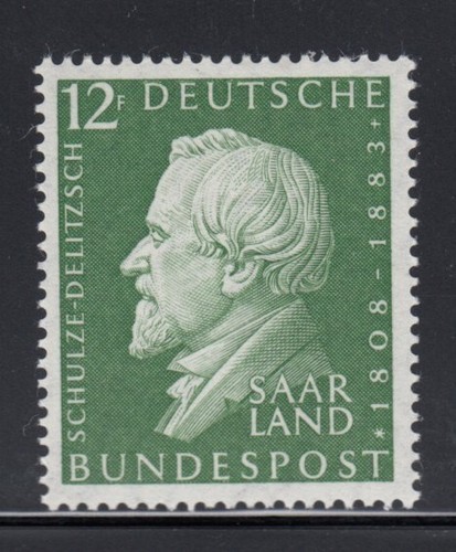 SAAR Herman Schulze-Delitzsch, Trade Unionist MNH stamp | eBay