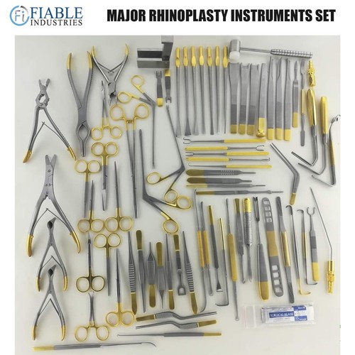 Rhinoplasty Instruments Set of Major Surgery 82 Pcs Nose & Plastic ...