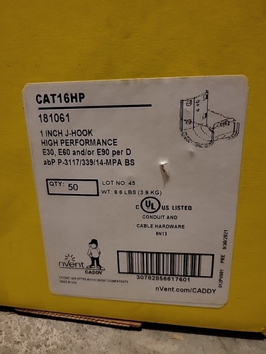 Caddy Cat16HP J Hooks 1 inch Lot Of 50 | eBay