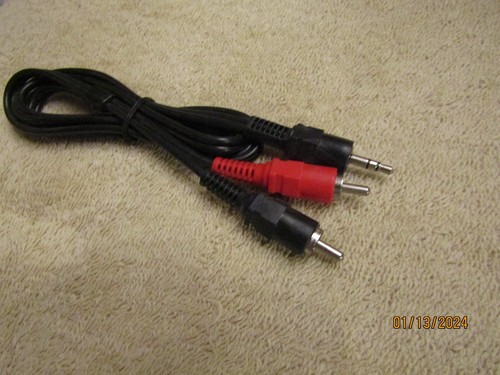 Vintage Kenwood Cable Right & Left RCA Phono Plugs to Stereo 1/8" Stereo Plug | eBay