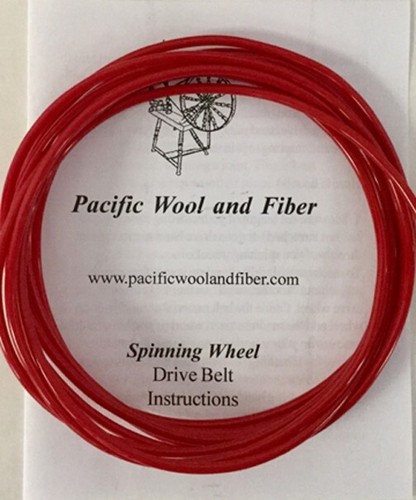 Spinning Wheel Belt for Single Drive Spinning Wheel, Red, Spinning ...