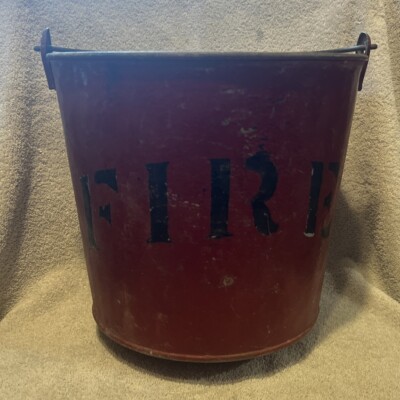Fire Bucket in Collectable Fire Brigade Equipment for sale | eBay