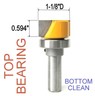 1 pc 1/2" Shank 2-1/4" Diameter Bottom Cleaning Router Bit sct-888 | eBay