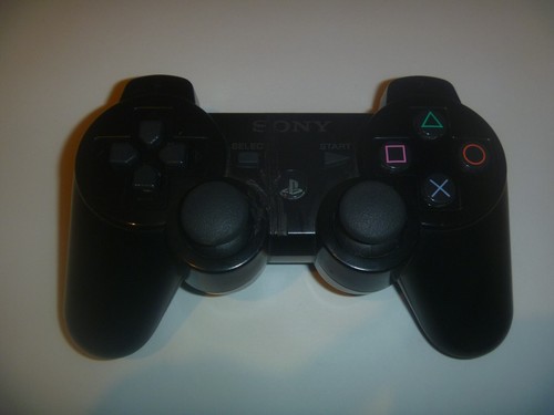 Official Sony PlayStation 3 PS3 Black DualShock Wireless Controller ...